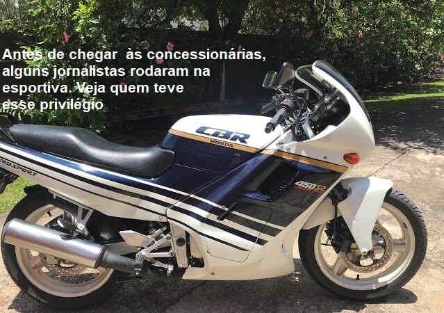 Quem pilotou a Honda CBR 450SR antes de você? - Motos Clássicas 80
